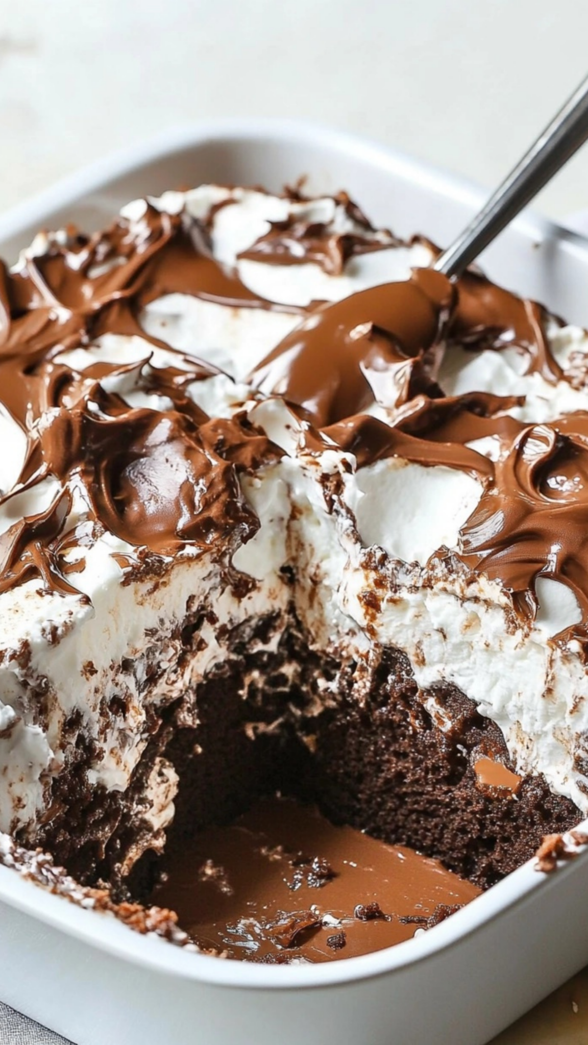 Marshmallow Chocolate Poke Cake: A Decadent Delight for Chocolate Lovers – Marcela Recipes