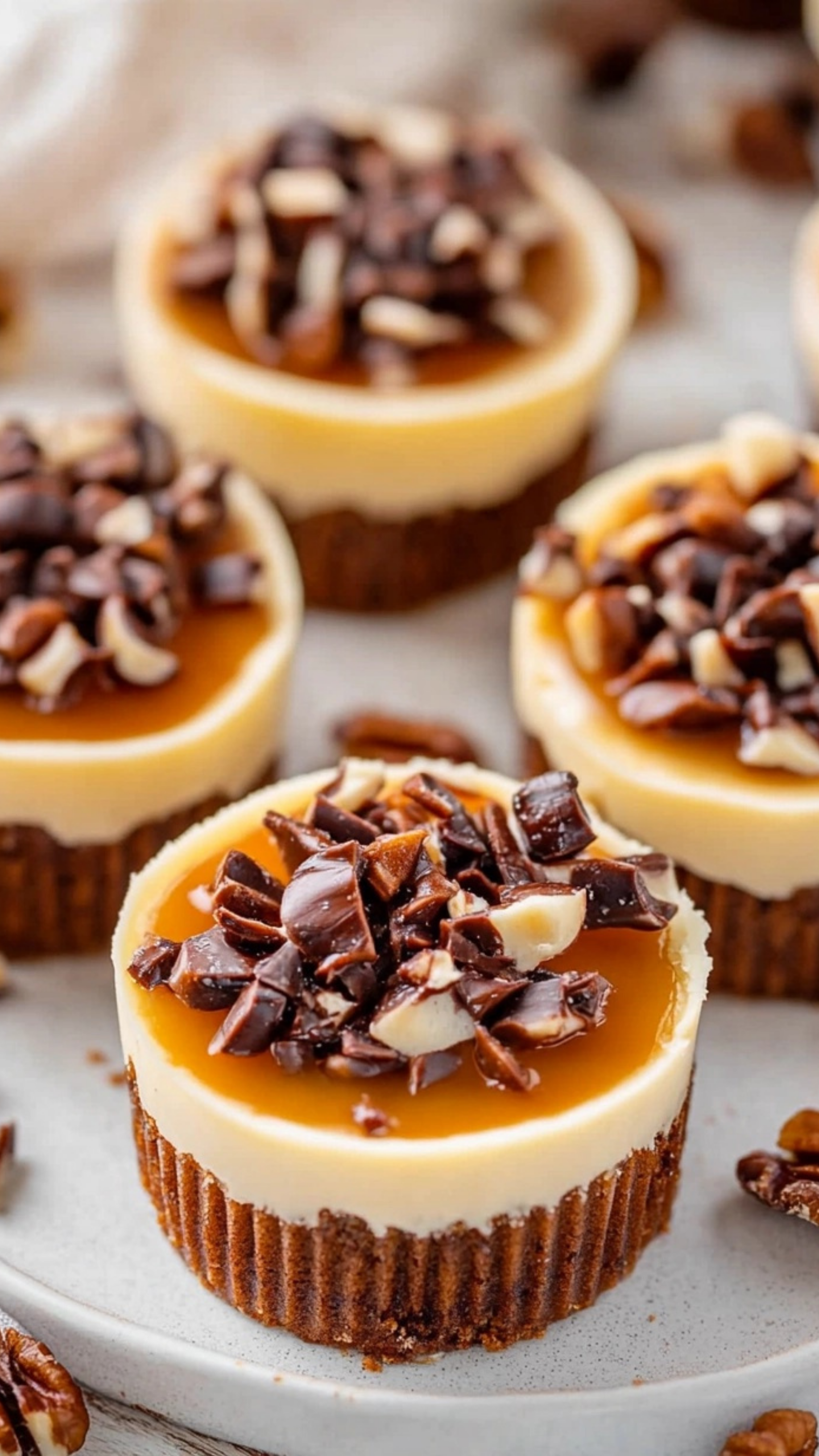 Mini Turtle Cheesecakes: The Perfect Blend of Decadence and Bite-Sized ...