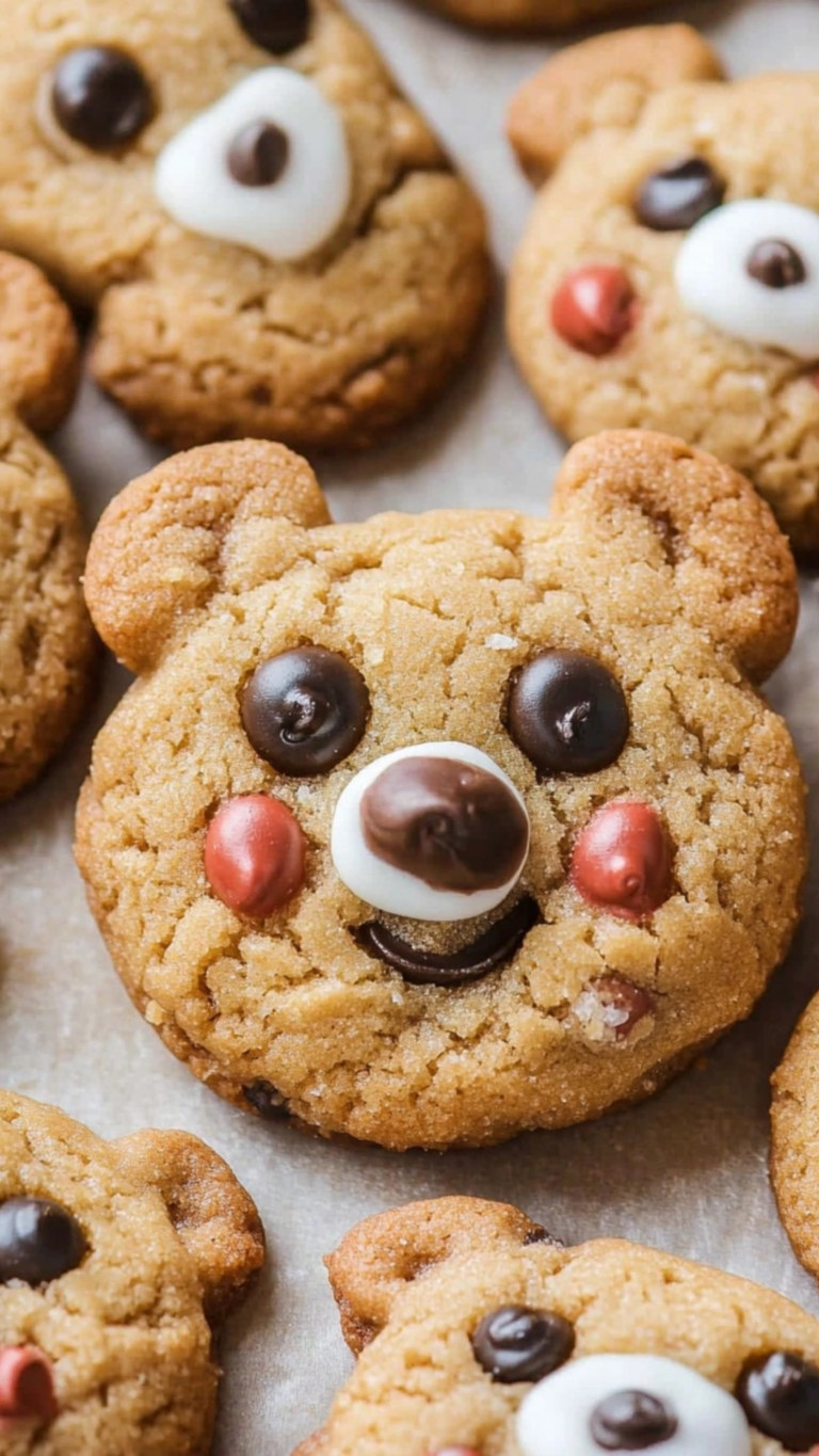 Teddy Bear Chocolate Chip Cookies with Easy Icing Recipe – Marcela Recipes