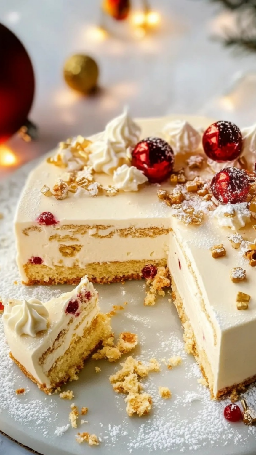 White Christmas Mousse Cake: A Delightful Holiday Dessert – Marcela Recipes