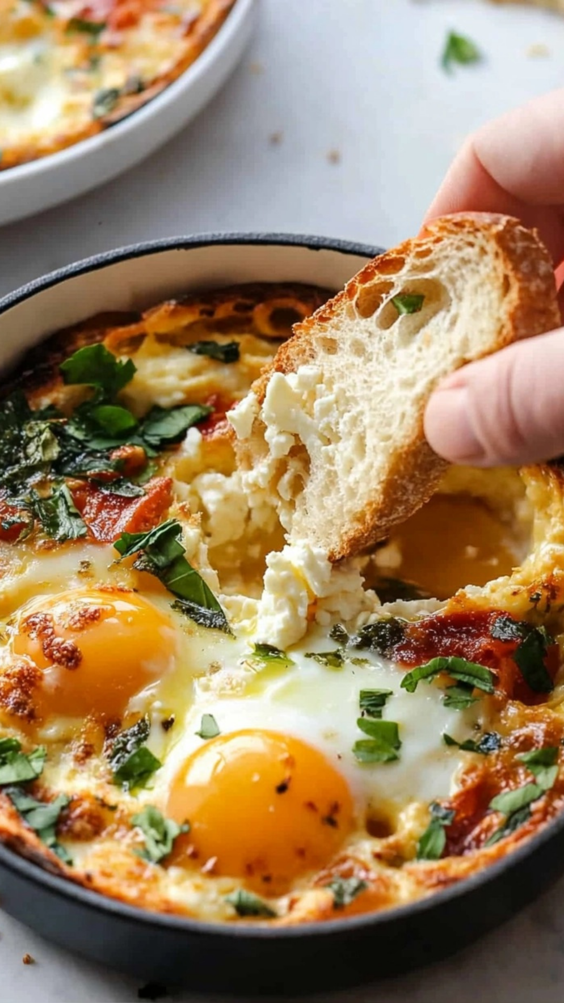 Baked Feta Eggs: A Mediterranean-Inspired Delight for Breakfast or ...