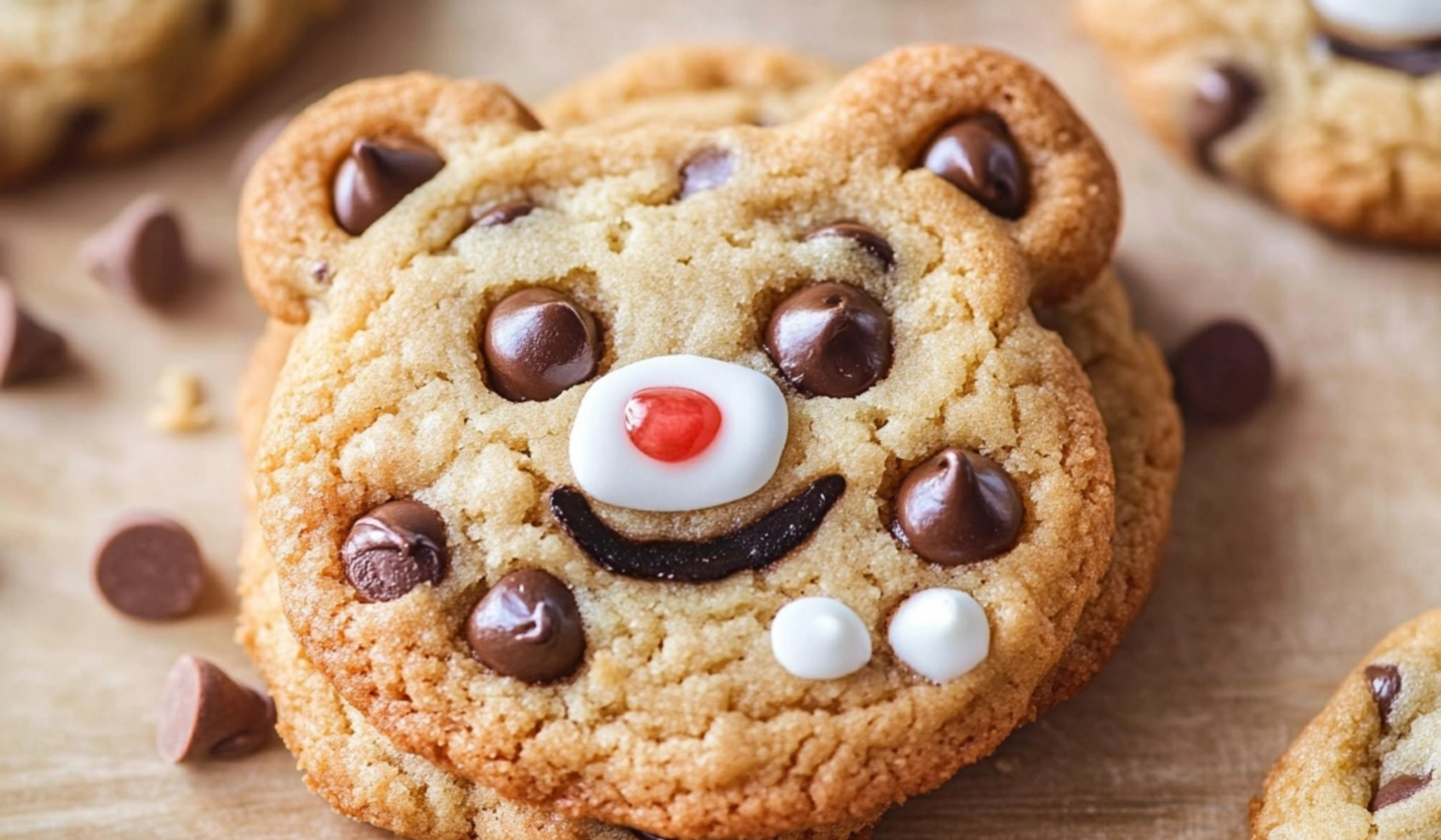 Teddy Bear Chocolate Chip Cookies with Easy Icing Recipe – Marcela Recipes
