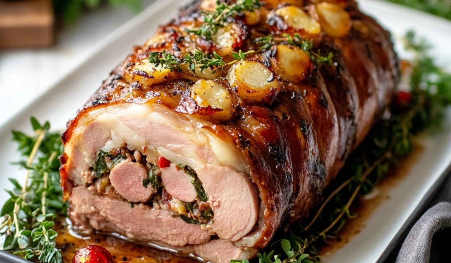 Delicious Christmas Stuffed Pork Roast: A Perfect Holiday Centerpiece ...
