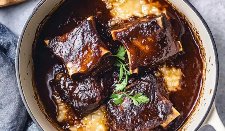 Savory Red Wine Braised Short Ribs: A Dutch Oven Delight for Tender ...
